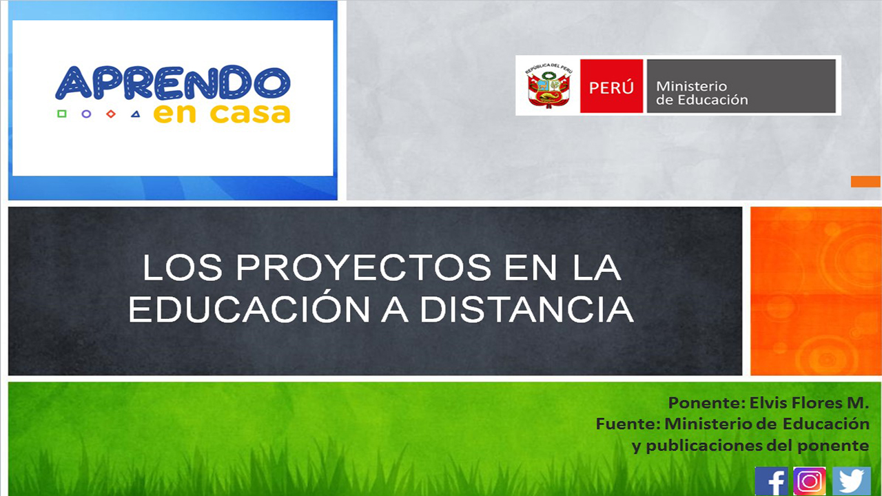 Minedu| Los proyectos en la educación a distancia DESCARGAR